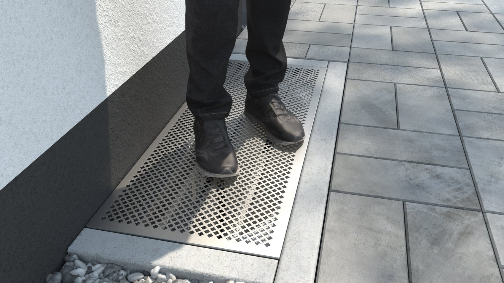 Begehbare Lichtschachtabdeckung - Perfekter Gitterrost-Ersatz